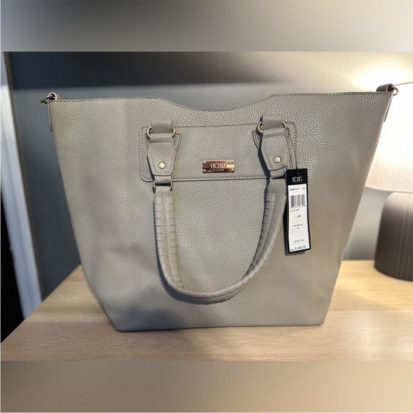 BCBG Paris | Bags | Nwt Bcbg Three Piece Tote Crossbody Clutch Pebble ...